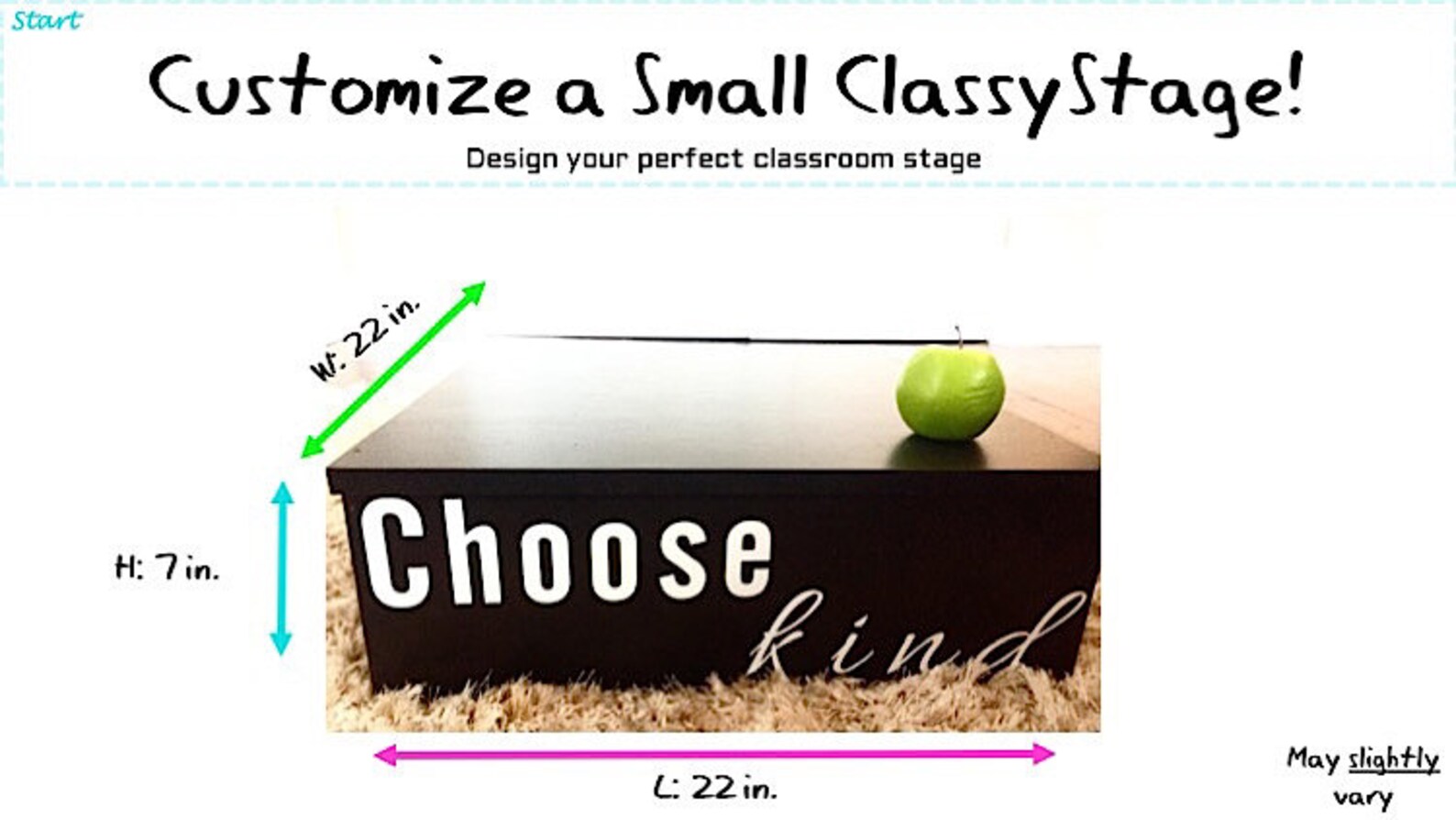 Small Custom Classystage Classroom Stage Classroom Decor - Etsy