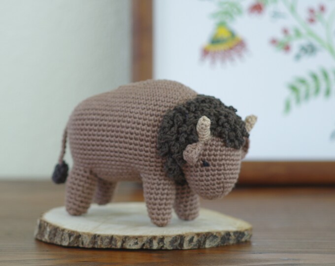 Amigurumi Bison Pattern - Crochet Buffalo Pattern - Etsy