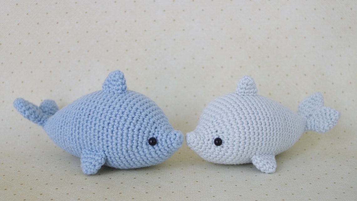 Dolphin Toy Pattern Crochet Toy Pattern Amigurumi Dolphin - Etsy