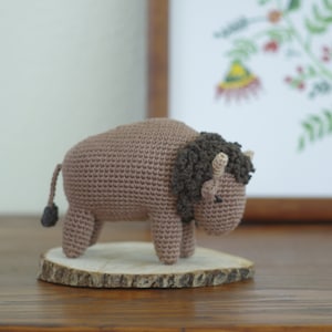 Amigurumi Bison Pattern Crochet Buffalo Pattern - Etsy