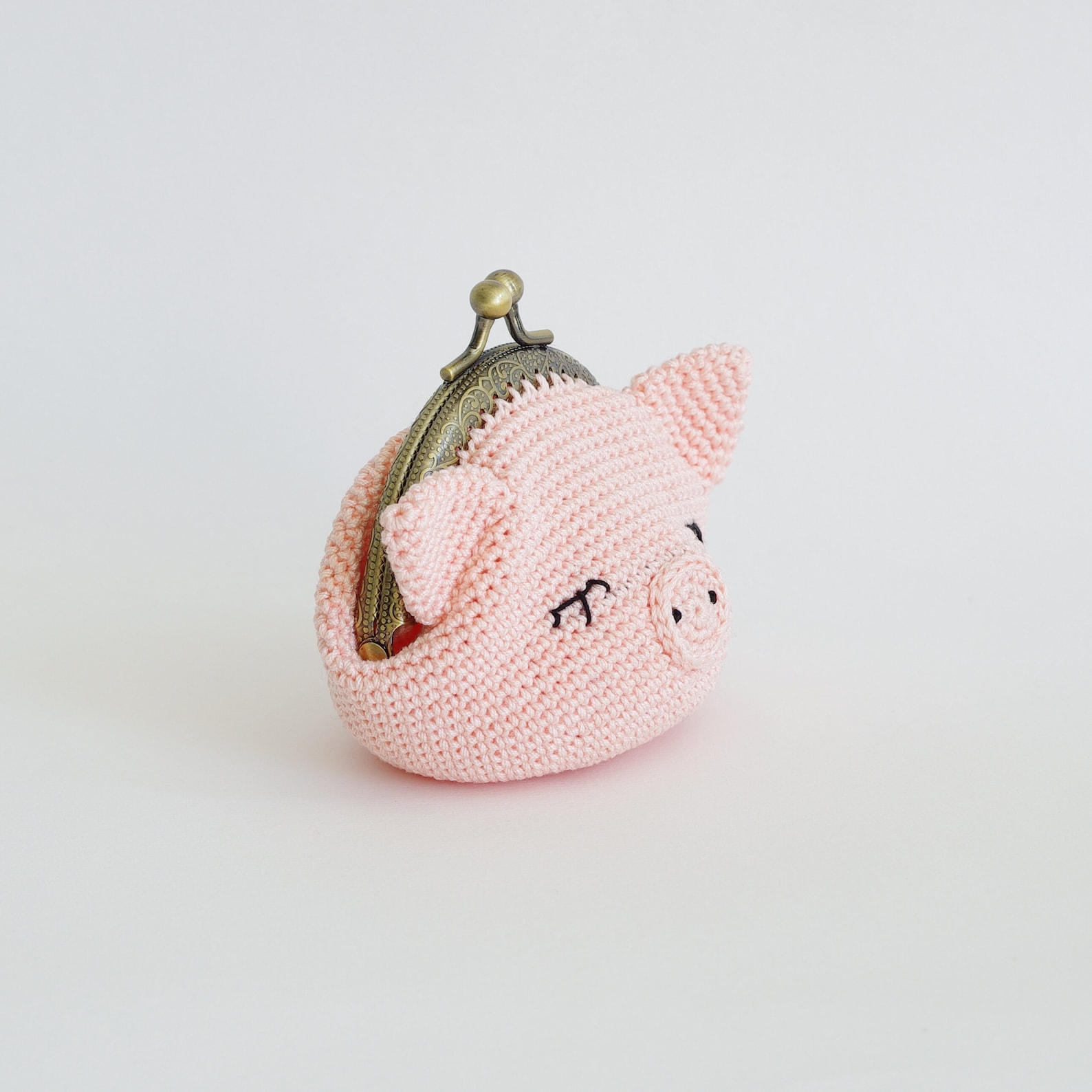 Crochet Purse Pattern Crochet Frame Purse Amigurumi Pig - Etsy