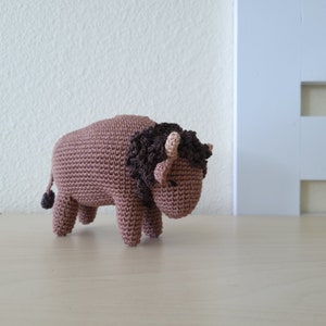 Amigurumi Bison Pattern Crochet Buffalo Pattern - Etsy