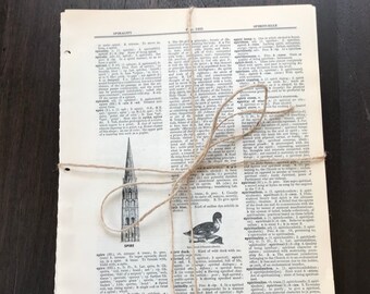 25 Antique Dictionary Paper. Vintage Dictionary Book Pages. Antique ...