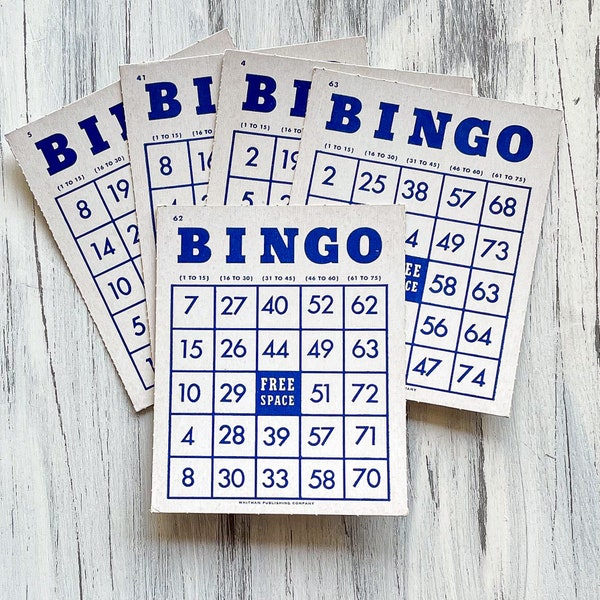 Vintage Bingo Cards - Etsy