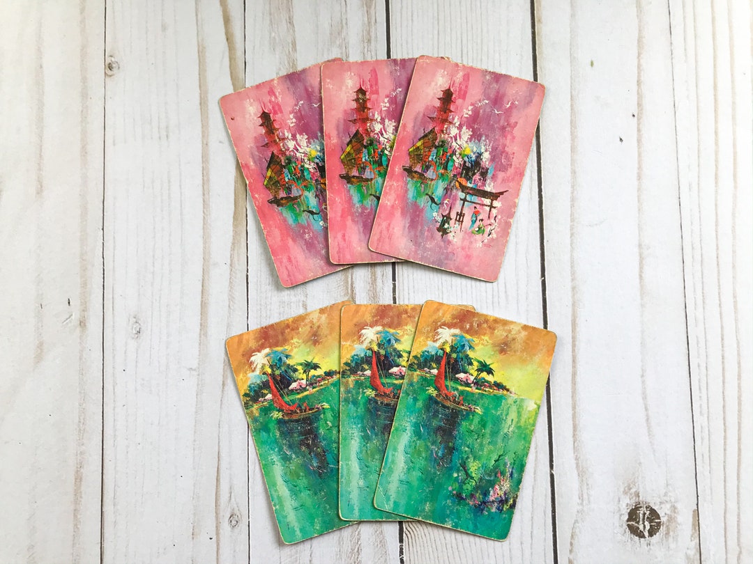 Asian Art Playing Cards - Etsy