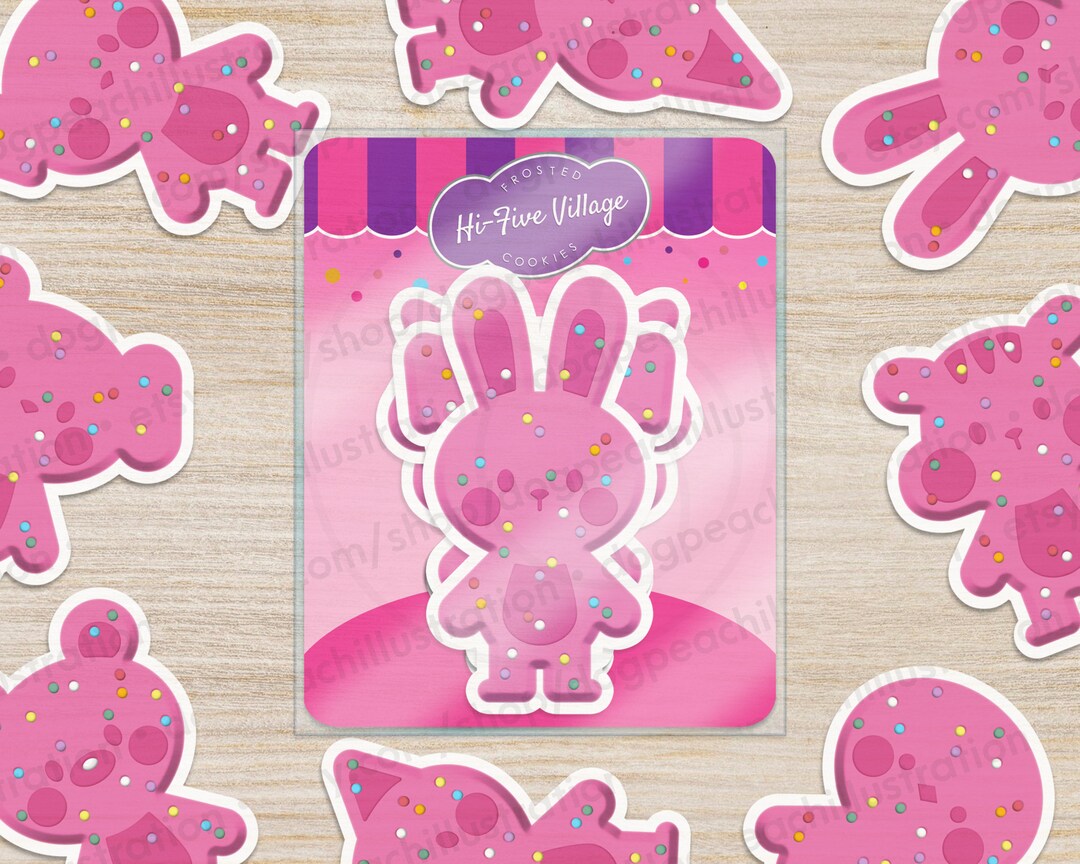 ATEEZ Animal Character Frosted Cookie Sticker Pack | K-POP Stickers | K ...