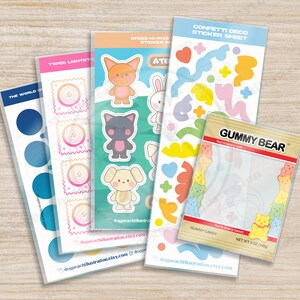 ATEEZ Animal Character Sticker Pack | K-POP Stickers | K-pop Merch | K ...