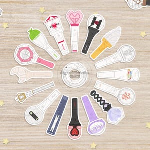 K-pop Girl Group Lightstick Sticker | 2.75"* | Twice | Aespa | Stayc ...