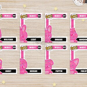 Stray Kids SKZOO Figurine Box Top Loader Sticker Frame | Frosted Cookie ...