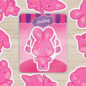 ATEEZ Aniteez Character Sticker Pack Frosted Cookie Version | Aniteez ...