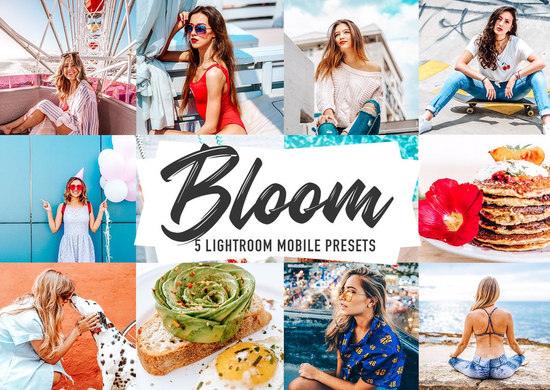 Ajustes preestablecidos de Bloom Mobile Lightroom: Filtros de estilo de ...