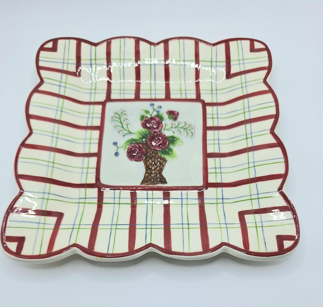 Vintage 8" Square MWW MARKET Plate - Etsy