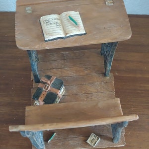 SCHOOL DESK, Miniature - Etsy