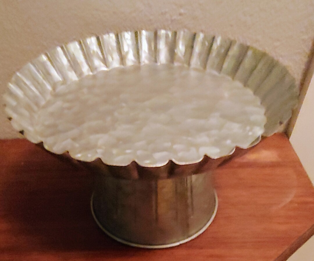 CAKE STAND, GALVANIZED Metal - Etsy