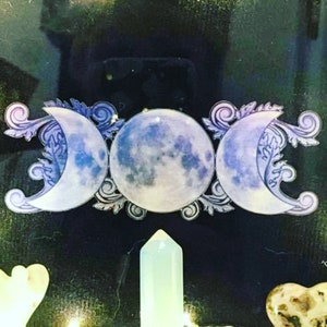 Triple Moon, Sticker, Laptop Sticker, Water Bottle Sticker, Cute ...