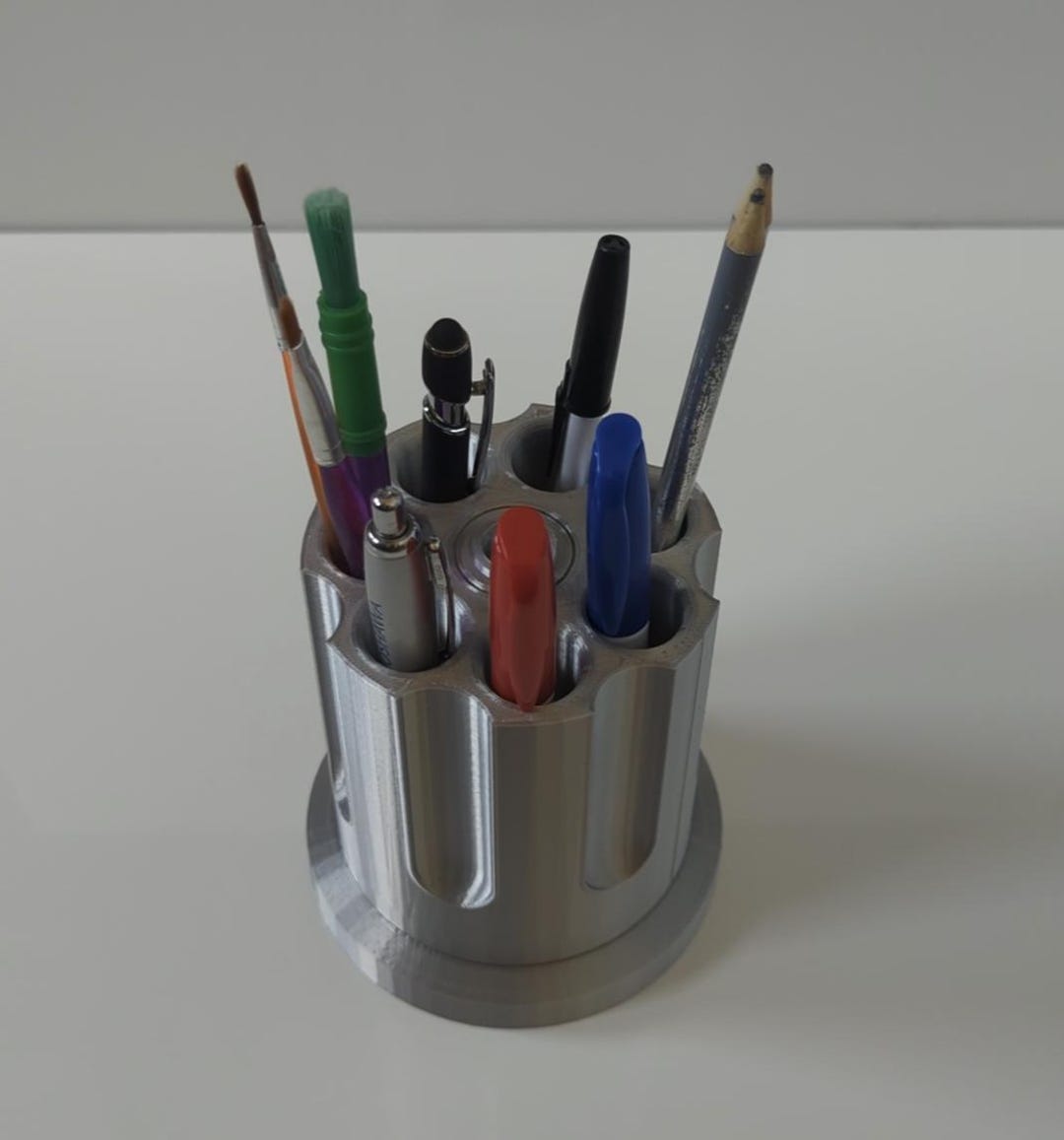 Revolving Pen Holder - 360 Degree Rotating Pen Organizer - 3D Printed ...