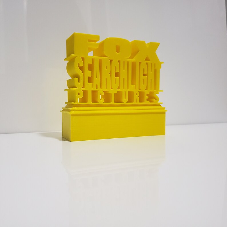 FOX Searchlight Pictures Logo | 3D Printed | Custom Logo | Various Size ...