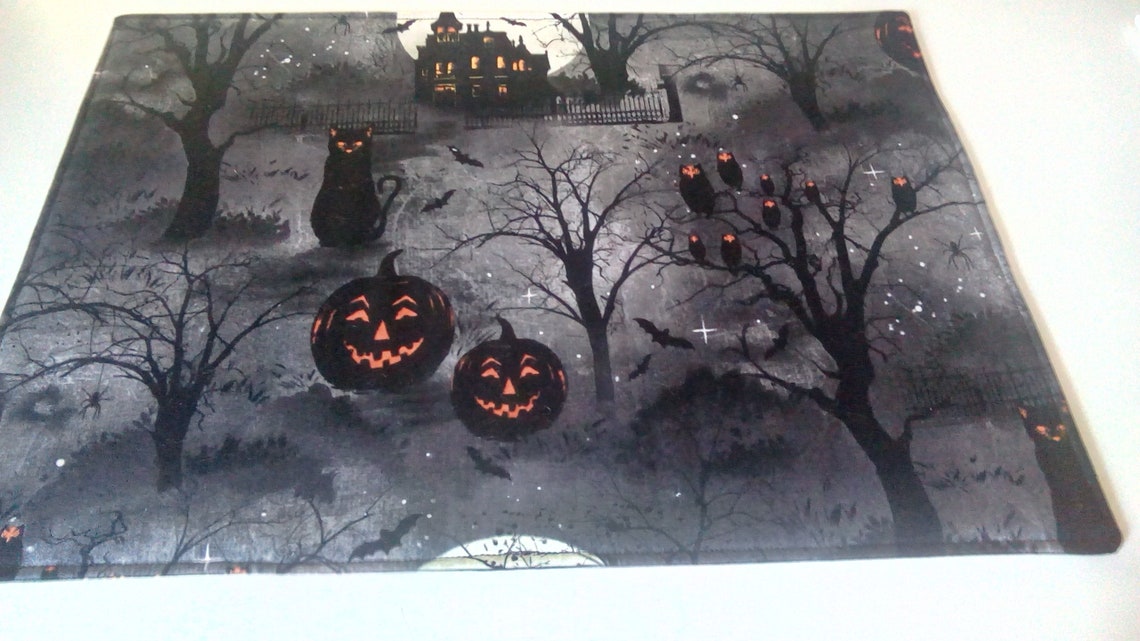 Halloween Placemats - Etsy