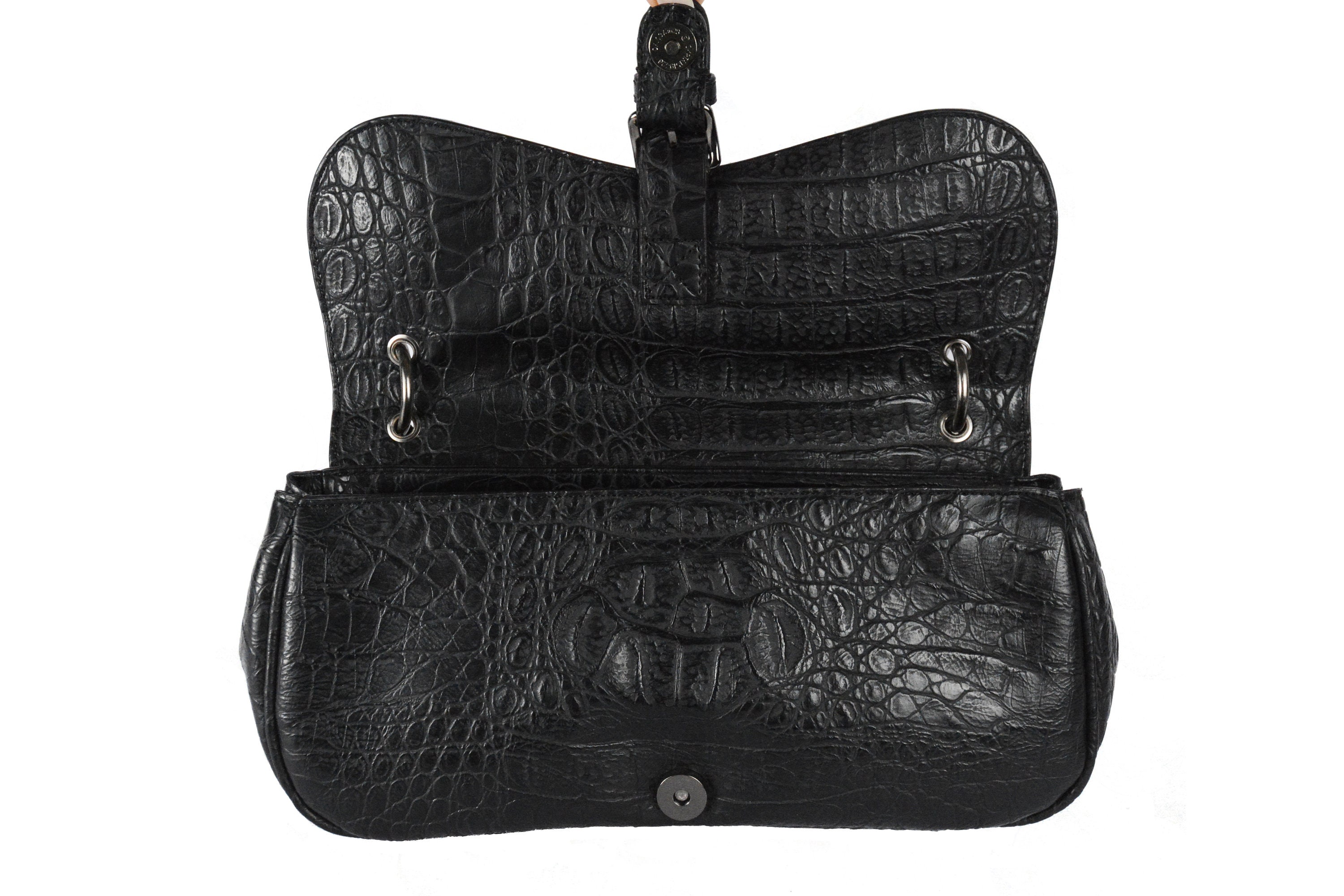 BRACCIALINI Flower Embellished Crock Print Single Strap - Etsy