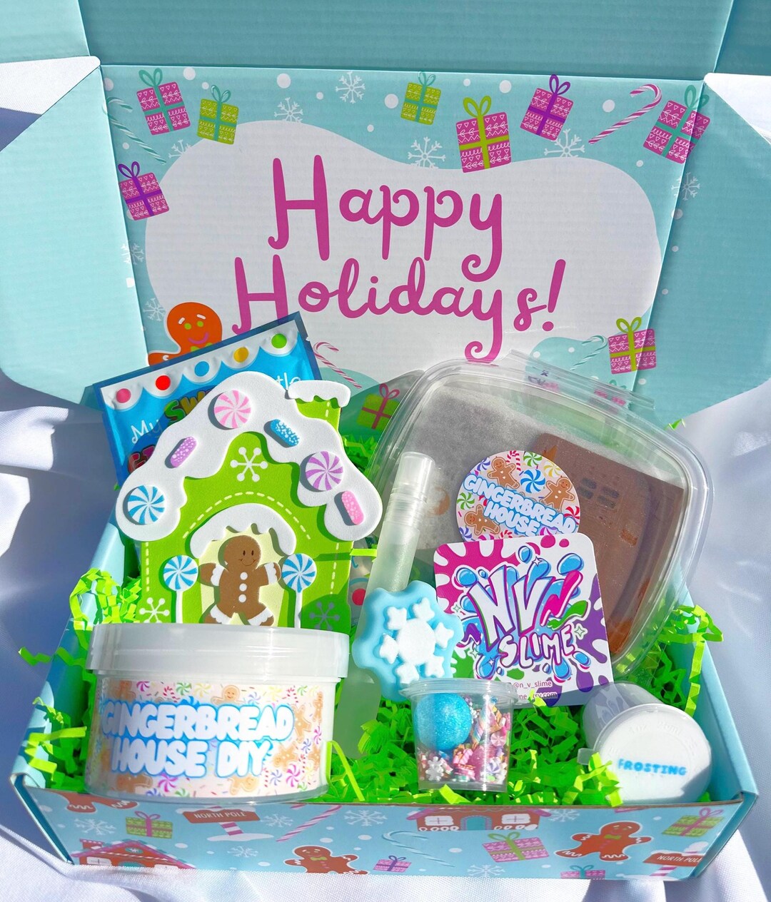Holiday Slime Box Box Full of Goodies and Slime LIMITED EDITION Holiday ...