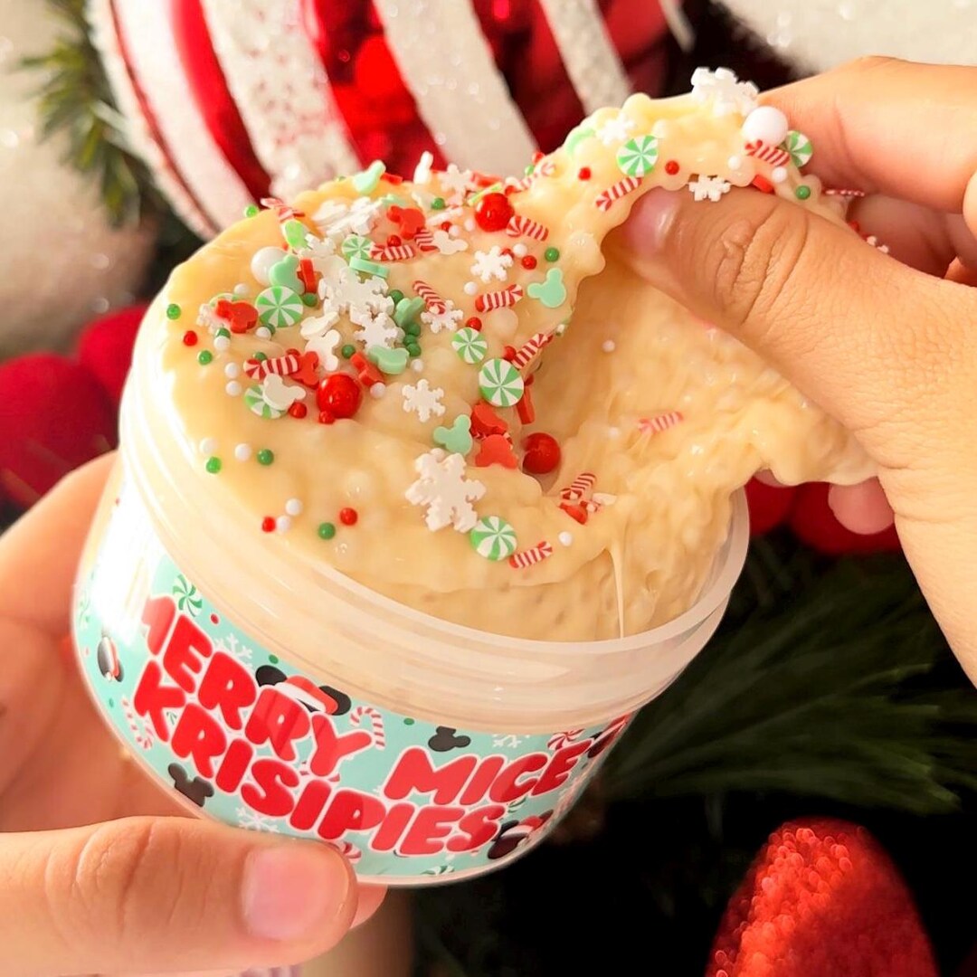 Merry Mice Krispies White Glue Slushee Slime 6oz - Etsy