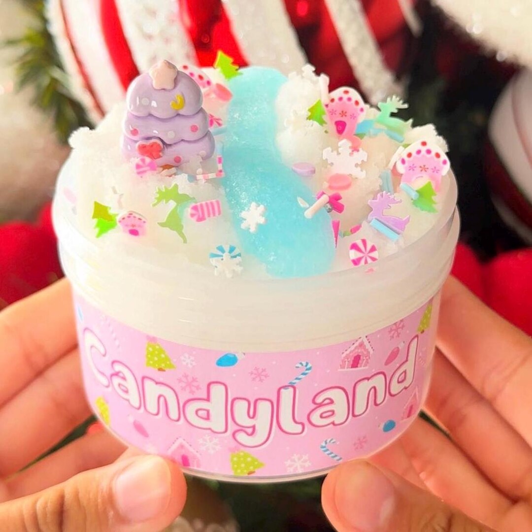 Candyland Scented Crunchy Snowfizz Slime 6oz - Etsy