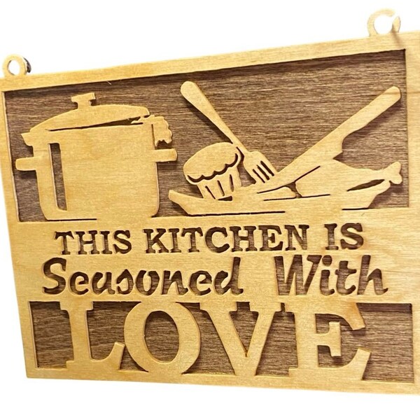 Wooden Kitchen Signs - Etsy UK