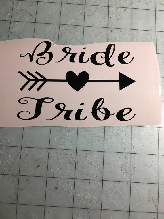 Bride Tribe Decal-team Bride Decal Bachelorette Party Bridal - Etsy