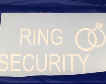 Ring Security Decal | Etsy