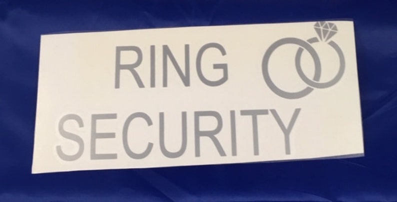 Ring Security Decal - Etsy