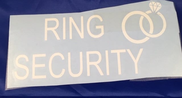 Ring Security Decal - Etsy
