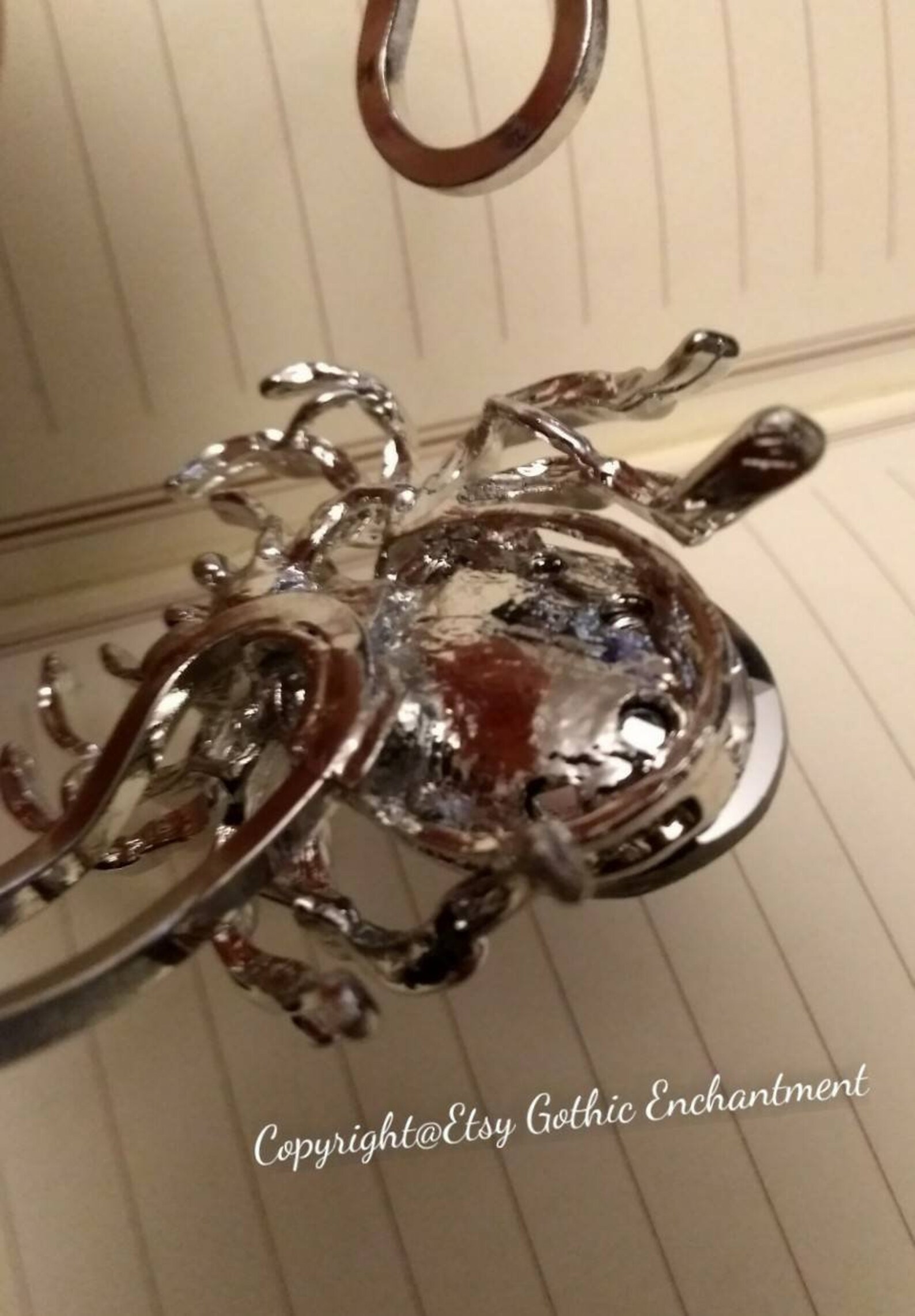 Spider, Spider Bangle, Crystal Spider,large Spider Jewelry,spiders ...