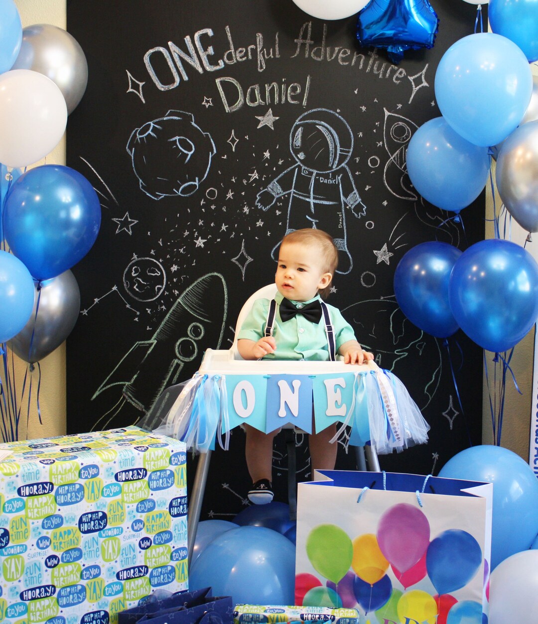 High Chair Birthday Banner, 1st Birthday - Etsy