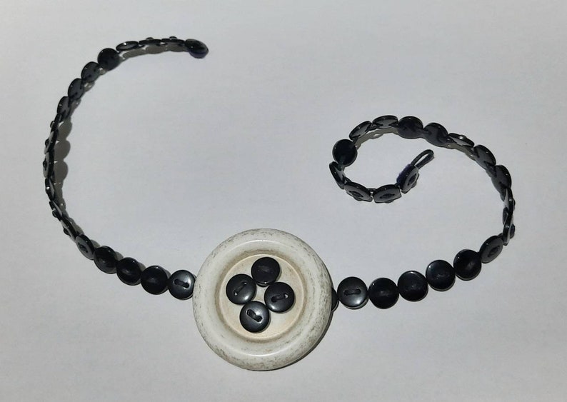 Chokers Necklace/ Button Necklace/ Button Jewelry/ Handmade Jewelry - Etsy