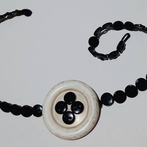Chokers Necklace/ Button Necklace/ Button Jewelry/ Handmade Jewelry - Etsy