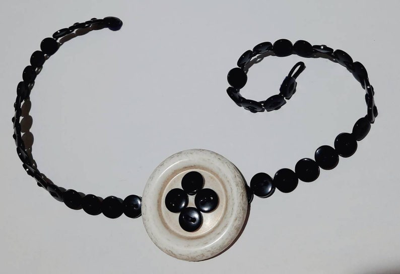 Chokers Necklace/ Button Necklace/ Button Jewelry/ Handmade Jewelry - Etsy