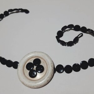 Chokers Necklace/ Button Necklace/ Button Jewelry/ Handmade Jewelry - Etsy