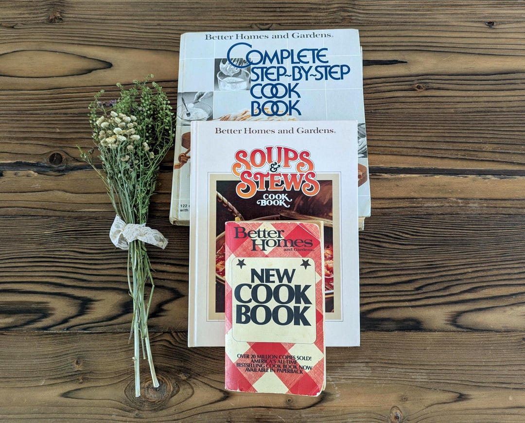 Set of 3 Vintage Better Homes & Gardens Cookbook: 1970s-80s Recipe ...