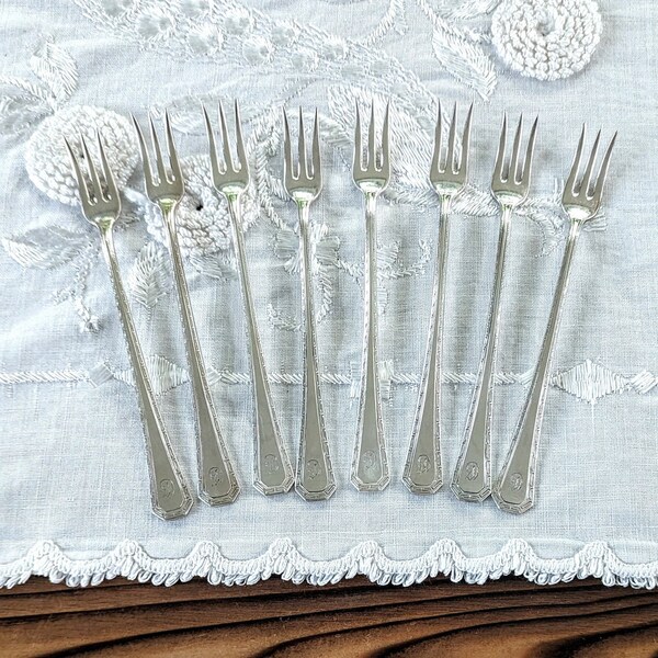 Silver Cocktail Fork - Etsy