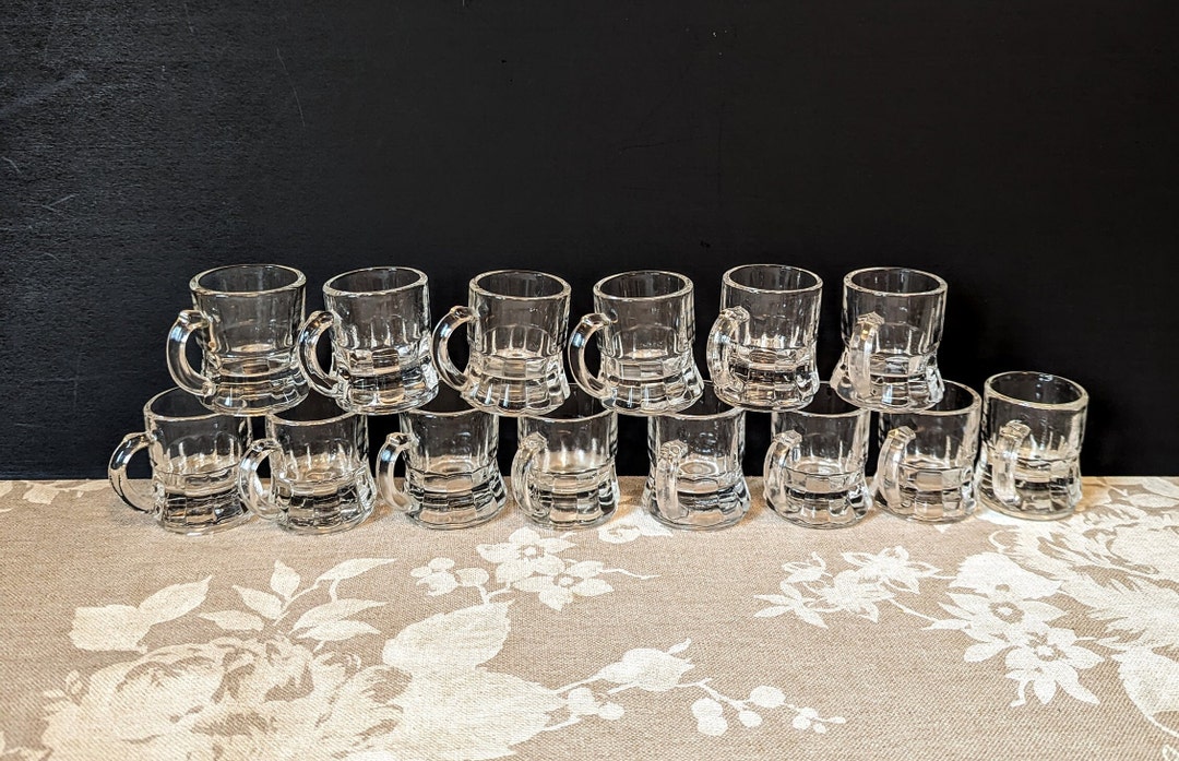 Vintage Shot Glasses Set Of 14 Vintage Beer Mug Shooters With Handle Wedding Party T Party