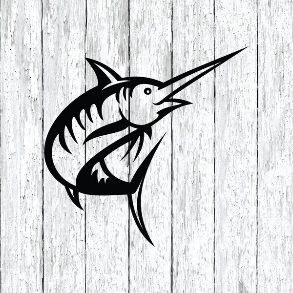 Swordfish Decal - Etsy