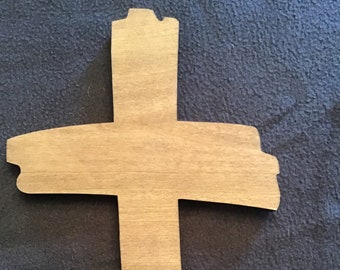 Handcrafted 5ft Wood Layered Rustic Cross - Etsy