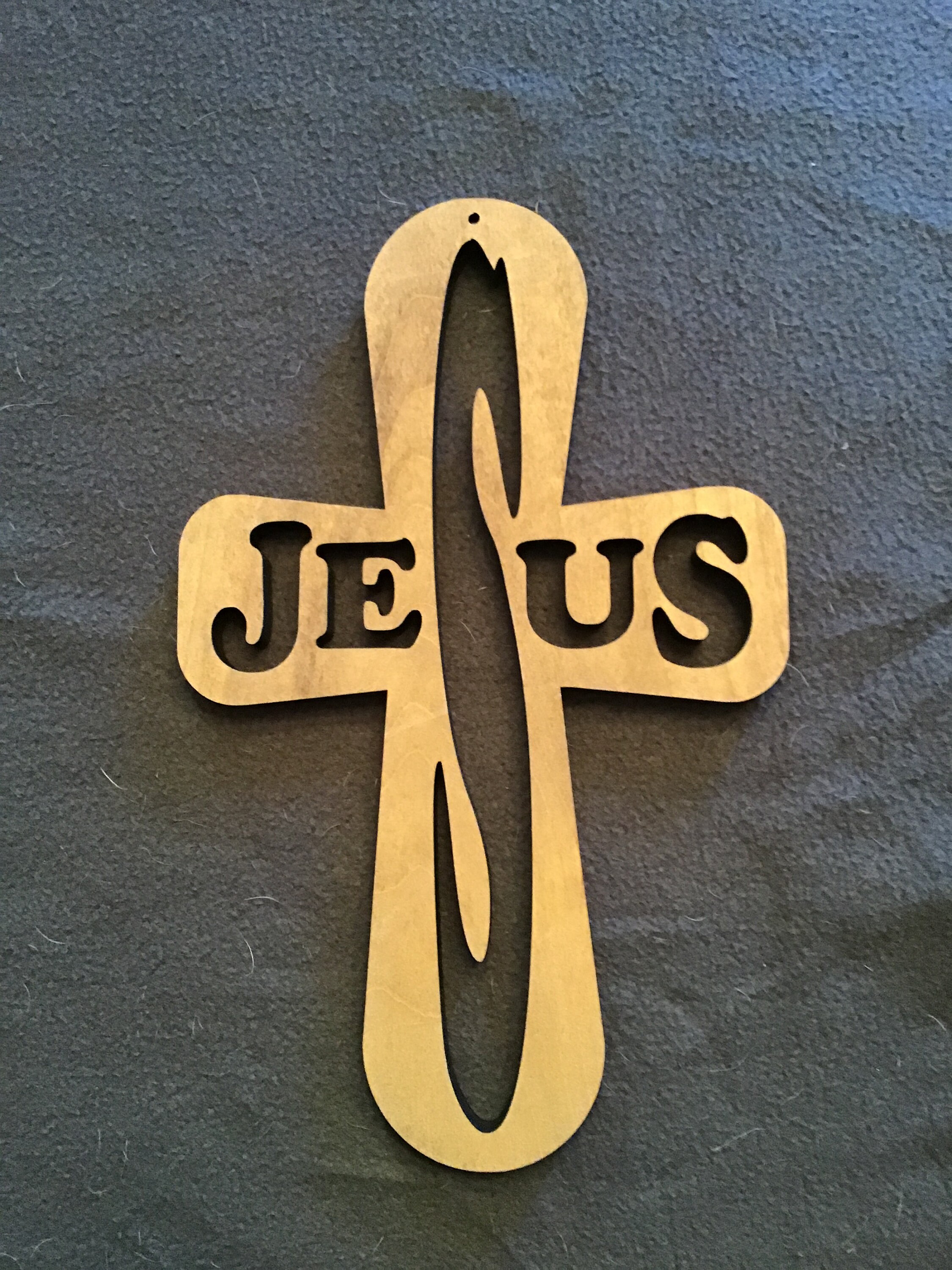 Curved Jesus Wood Cross - Etsy
