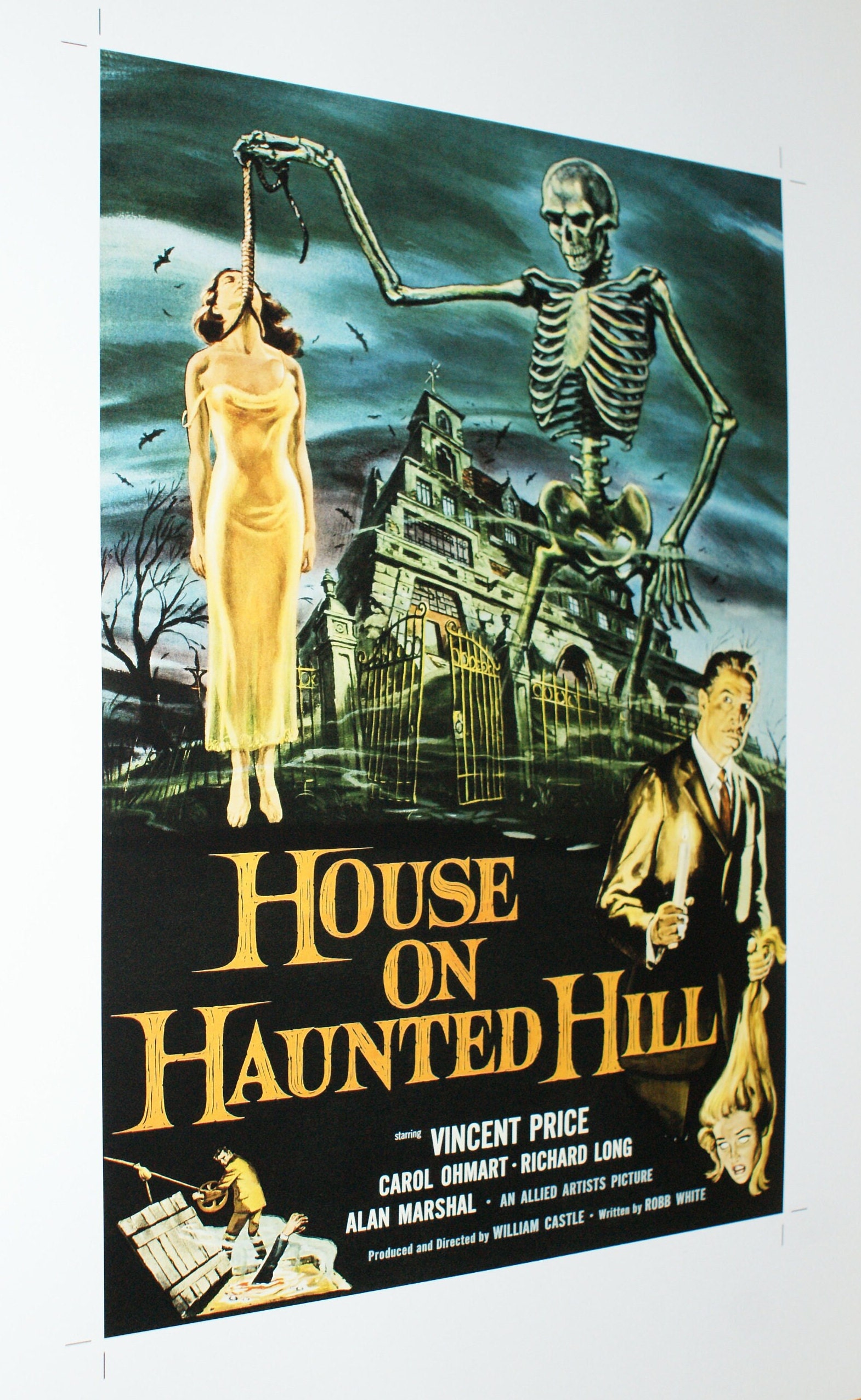 Vincent Price House On Haunted Hill Poster