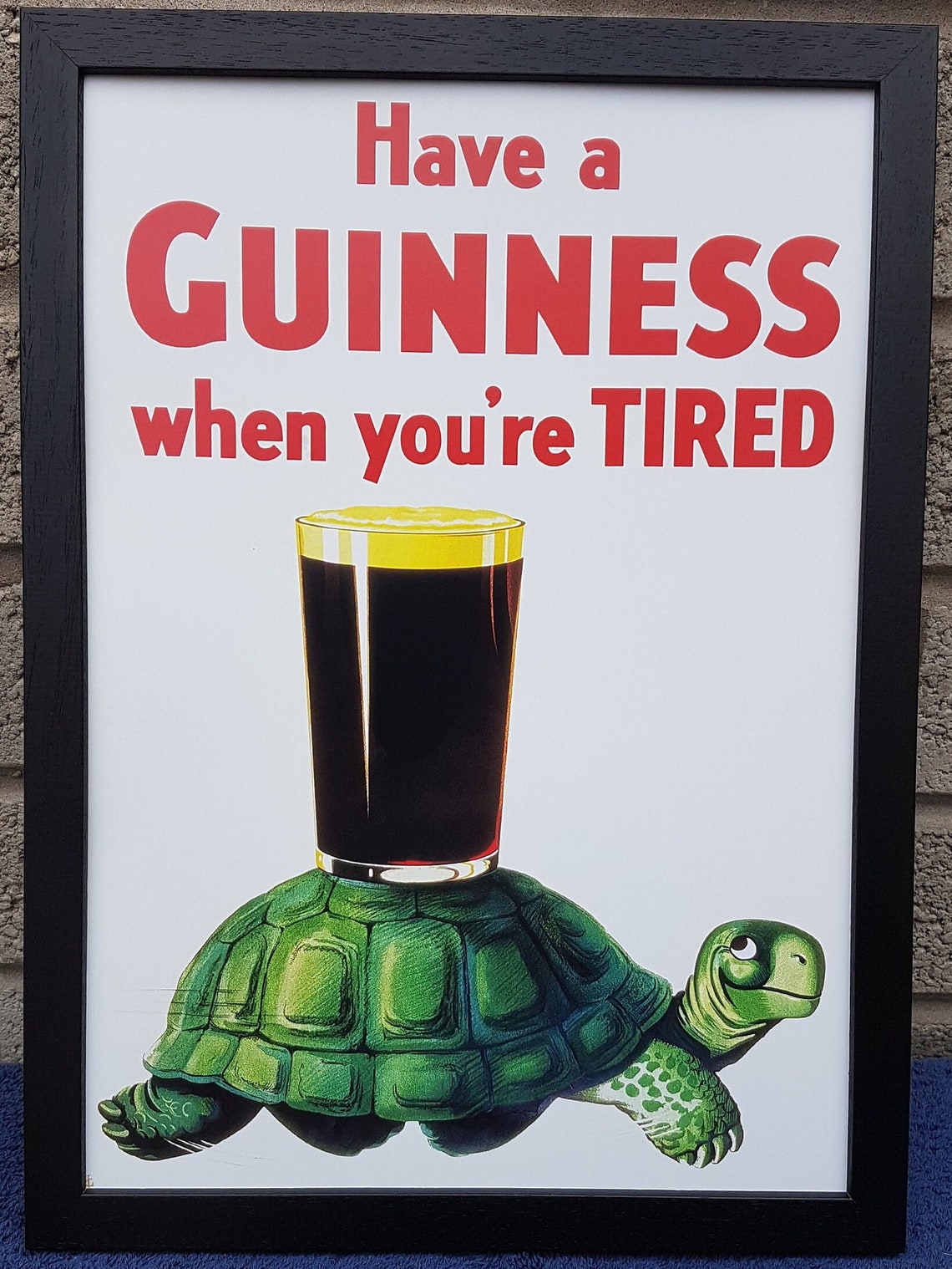 Guinness Poster Print My Goodness My Guinness type 2 A5 | Etsy