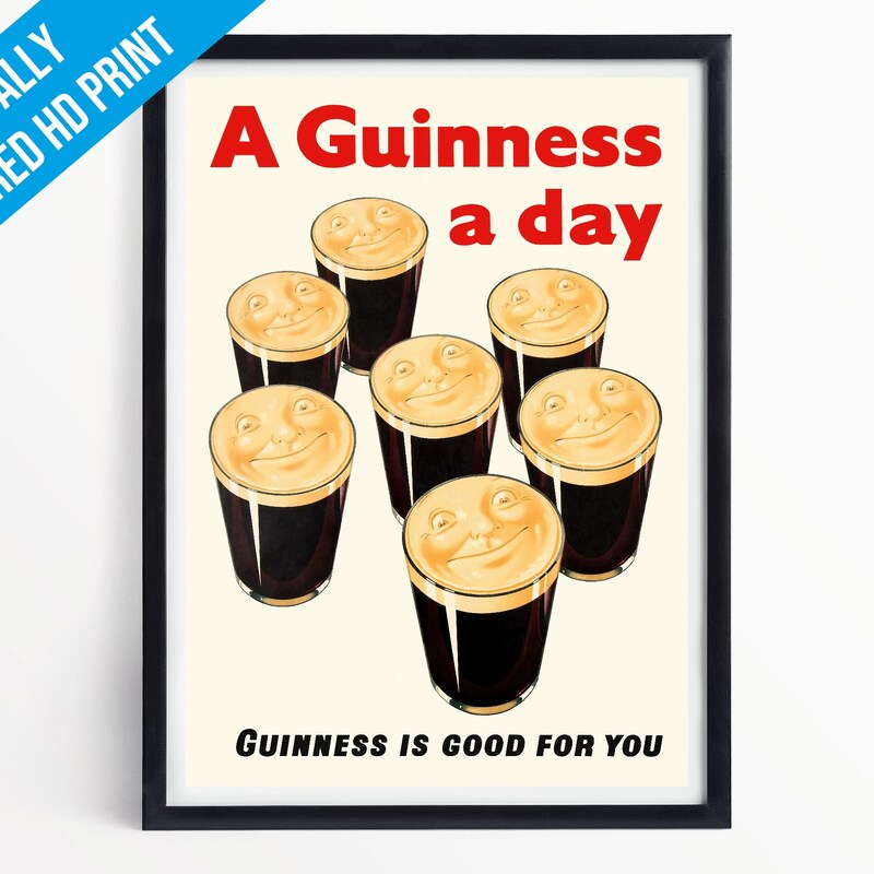 Guinness Poster - Etsy