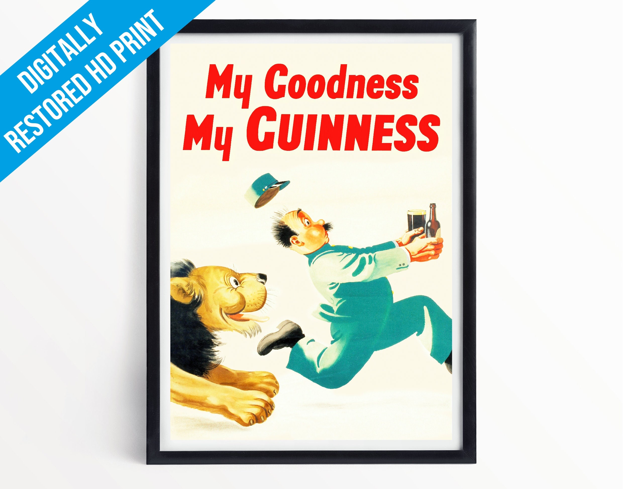 Guinness Poster Print My Goodness My Guinness A5 A4 A3 - Etsy UK