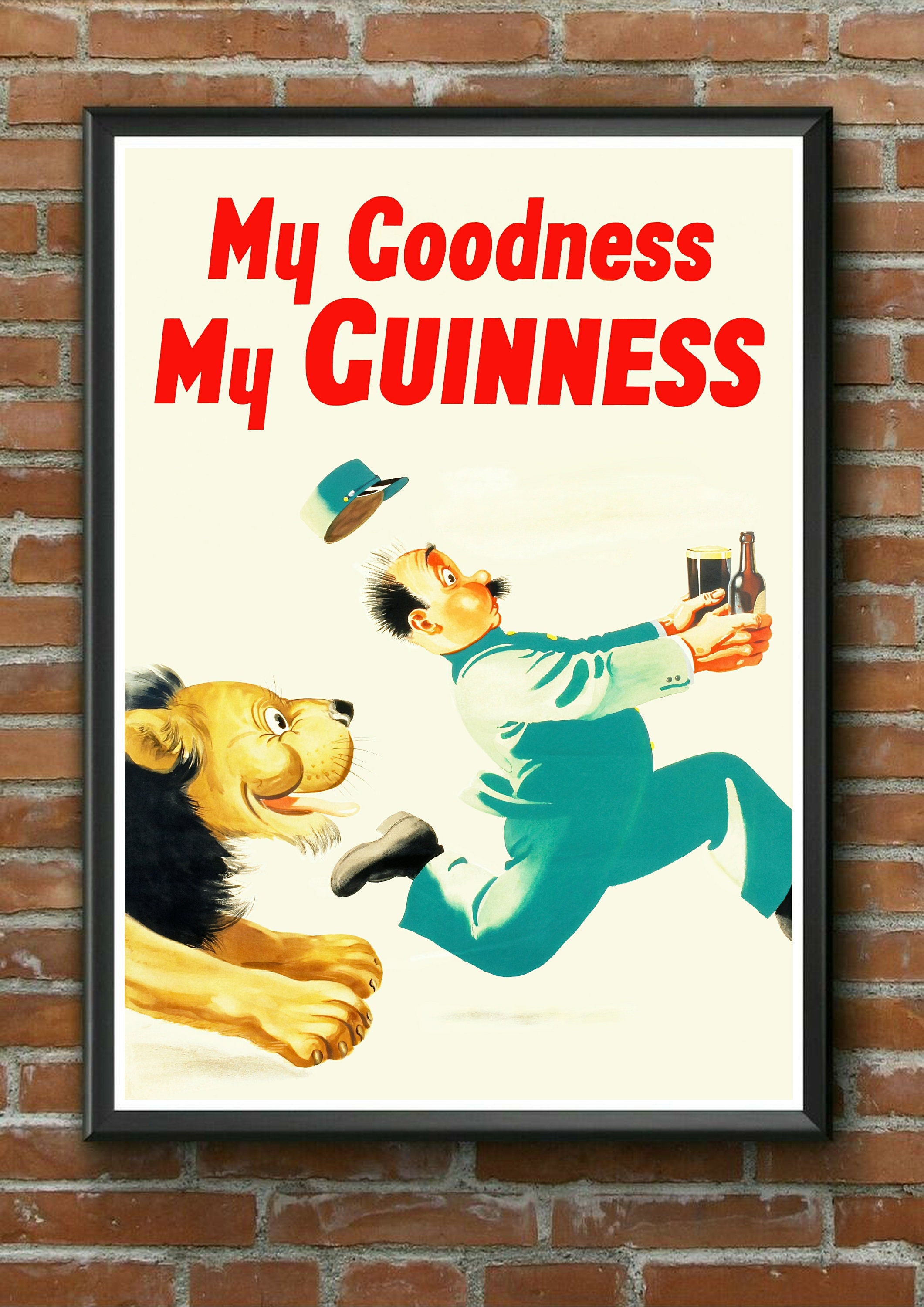 Guinness Poster Print My Goodness My Guinness A4 A3 A2 A1 | Etsy