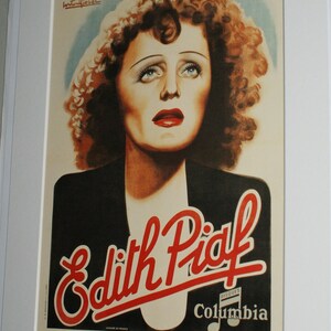 Edith Piaf Poster Print A5 A4 A3 Professionally Printed Wall Art Print ...