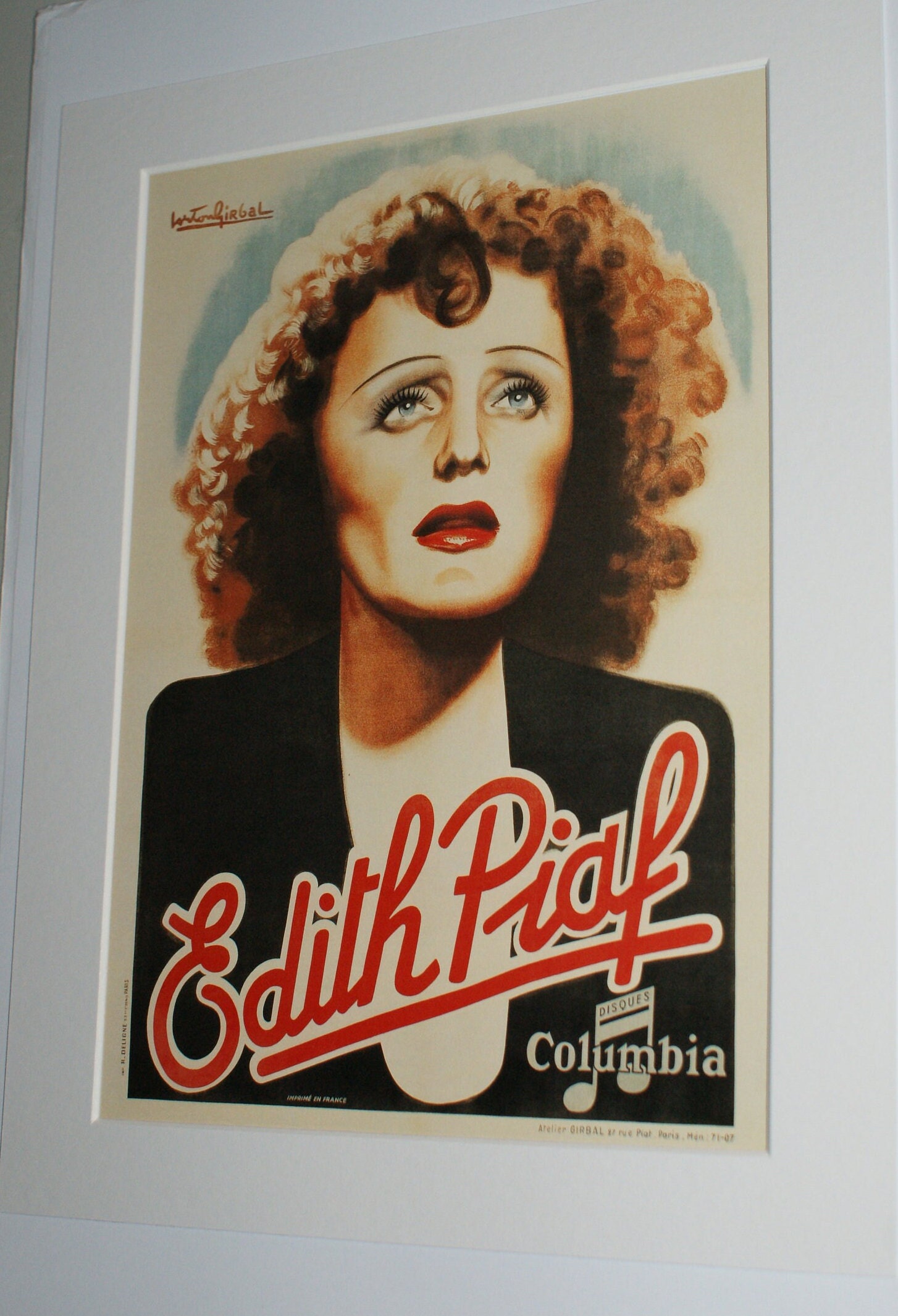 Edith Piaf Poster Print A5 A4 A3 Professionally Printed - Etsy Australia